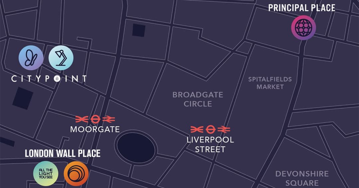 Winter Lights in the Square Mile – One City London